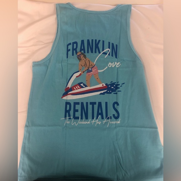 chubbies | Shirts | Chubbies Secret Blue Tank Secret Menu Large | Poshmark